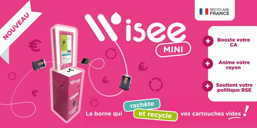 SRDi lance la deuxième génération de bornes de recyclage de cartouches d’encre vides. - SRDi