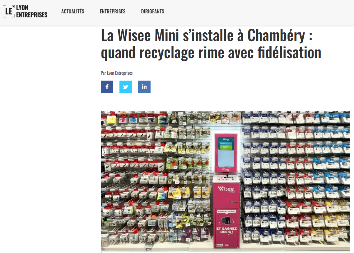 La Wisee Mini s'installe à Chambéry : Quand recyclage rime avec ...